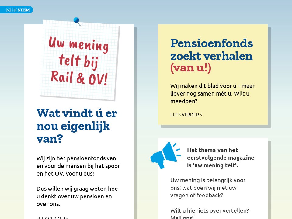 Mijn stem - Mijn Pensioen december 2021